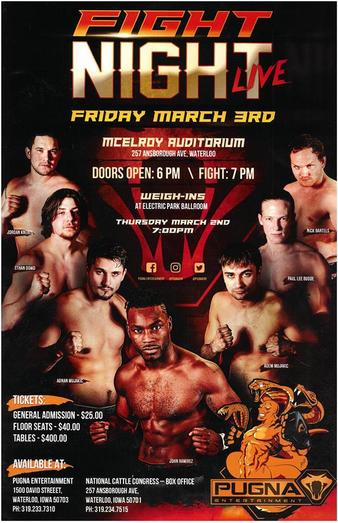 Pugna Entertainment: Fight Night Live | MMA Event | Tapology