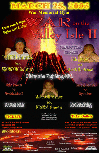 War On The Valley Isle 2006 | MMA Event | Tapology