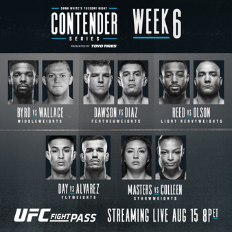 DW's Contender Series 2017: Week 6 | MMA Event | Tapology