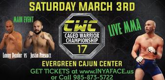 Slade Primeaux vs. Preston Wagley, Caged Warrior Championship 17 | MMA ...