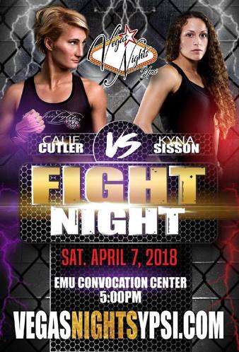 Calie Cutler vs. Kyna Sisson, Vegas Nights Ypsi | MMA Bout | Tapology