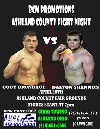 Tristan Love vs. Branden Davis, Ashland County Fight Night | MMA Bout ...