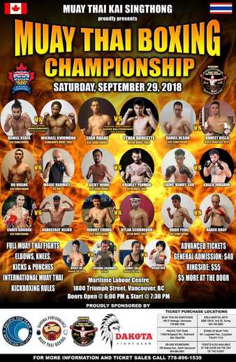 Dylan Schroeder vs. Johnny Chong, Kai Singthong | Muay Thai Bout | Tapology