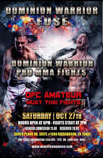 Dominion Warrior: Fuse | MMA Event | Tapology