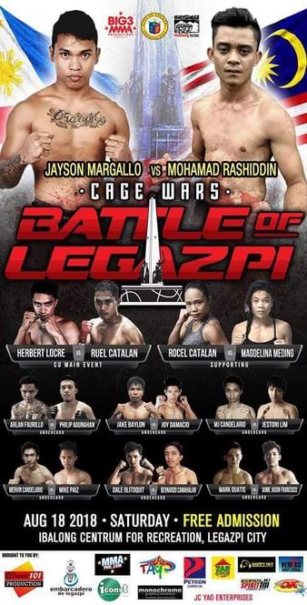 Cage Wars: Battle in Legazpi | MMA Event | Tapology