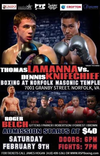 Belch vs. Blocker | Boxing Event | Tapology