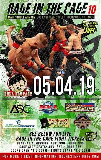 Full Contact Promotions: Rage in the Cage 10 | MMA & Kickboxing Event ...