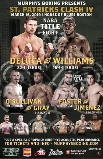 DeLuca vs. Williams | Boxing Event | Tapology