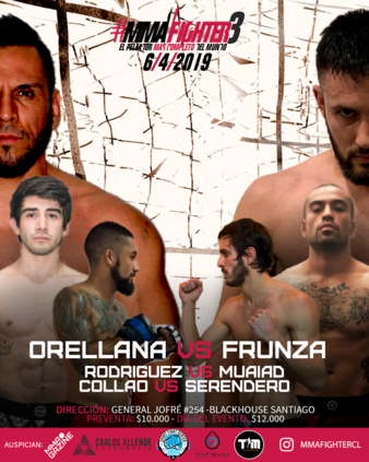 Enzo Orellana vs. Daniel Frunza, MMA Fighter 3 | MMA Bout | Tapology