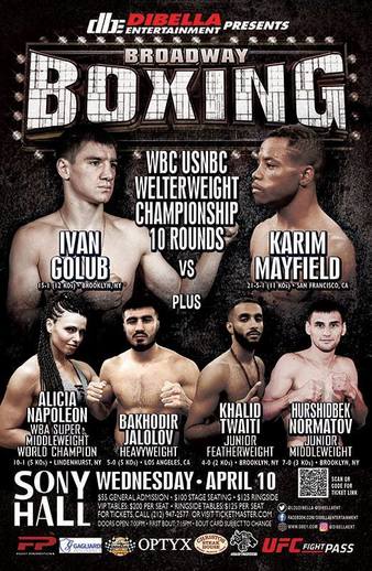 Golub vs. Mayfield | Boxing Event | Tapology