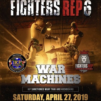 FightersRep 6: War Machines | Kickboxing Event | Tapology