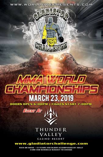 Gladiator Challenge: MMA World Championships | MMA Event | Tapology