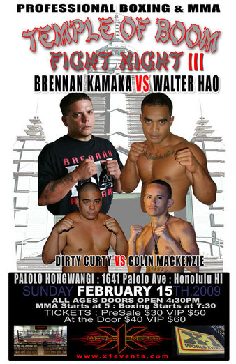 X-1 World Events 23: Temple Of Boom 3 | Boxing, MMA, & Kickboxing Event ...