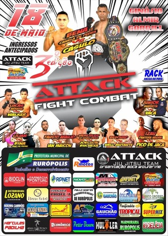Attack Fight Combat 3: Canela de Pedra vs. Garotao 3 | MMA Event | Tapology