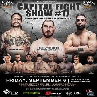 Capital Fight Show 17 | Boxing & MMA Event | Tapology