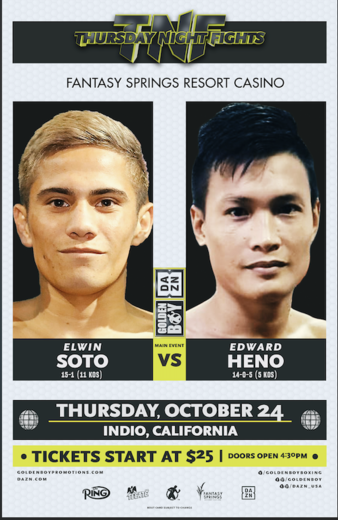 Jonathan Navarro vs. Lebin Morales, Soto vs. Heno | Boxing Bout | Tapology