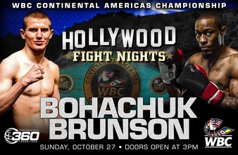 Bohachuk vs. Brunson: Hollywood Fight Nights | Boxing Event | Tapology