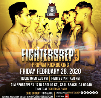 FightersRep 9 | Kickboxing Event | Tapology