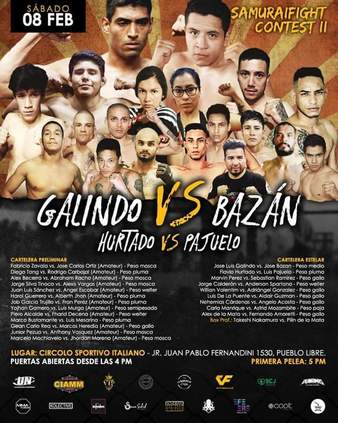 Samurai Fight Contest 2: Galindo vs. Bazan | MMA Event | Tapology
