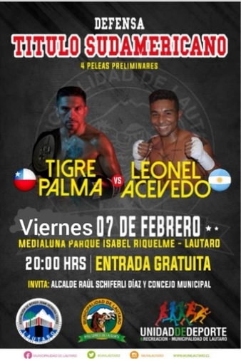 Palma vs. Acevedo | Boxing Event | Tapology