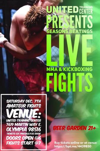 United Fight Night: Season's Beatings | MMA Event | Tapology
