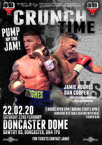 Jamie Hughes vs. Dan Cooper, Hughes vs. Cooper | Boxing Bout | Tapology