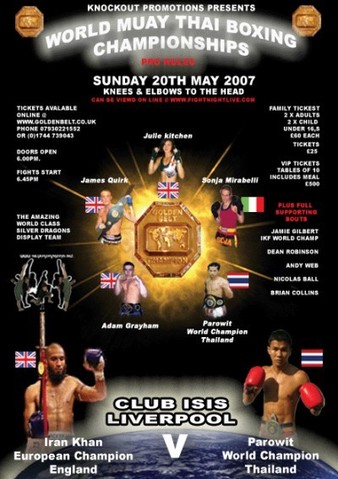 Liverpool Fight Night 2007 | Muay Thai Event | Tapology