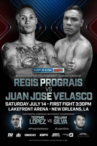 Regis Prograis vs. Juan Jose Velasco, Prograis vs. Velasco | Boxing ...