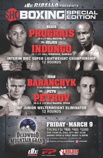 Prograis vs. Indongo | Boxing Event | Tapology