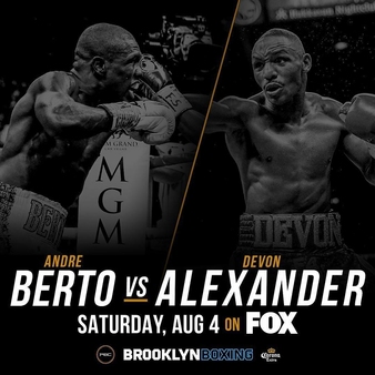 Alicia Napoleon Espinosa vs. Hannah Rankin, Berto vs. Alexander ...