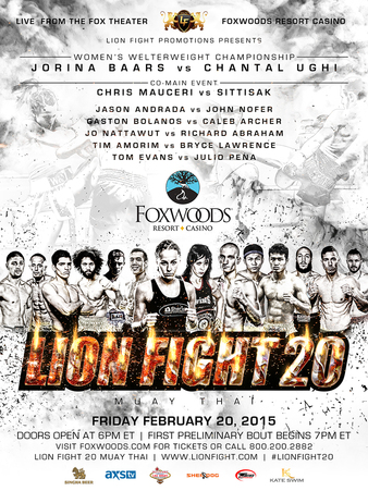 Gaston Bolaños vs. Caleb Archer, Lion Fight 20 | Muay Thai Bout | Tapology