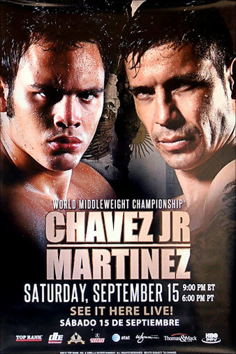 Sergio Martinez vs. Julio César Chávez Jr., Chavez Jr vs. Martinez ...