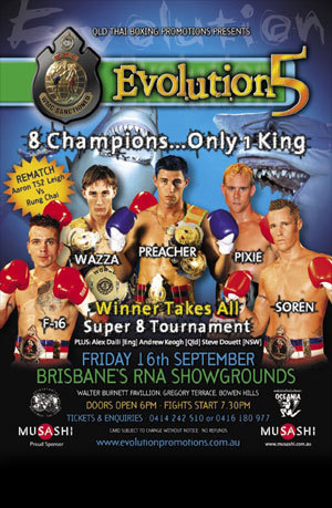 Bruce Macfie vs. Andrew Keogh, Evolution 5 | Muay Thai Bout | Tapology