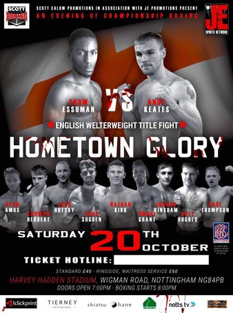 Delmar Thomas vs. Jake Pollard, Essuman vs. Keates | Boxing Bout | Tapology