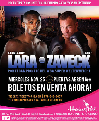 Lara vs. Zaveck | Boxing Event | Tapology