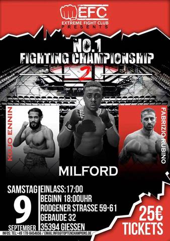 EFC No. 1 Fighting Championship 2 | Event | Tapology