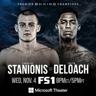 PBC on Fox Fight Night: Stanionis vs. DeLoach | Boxing Event | Tapology