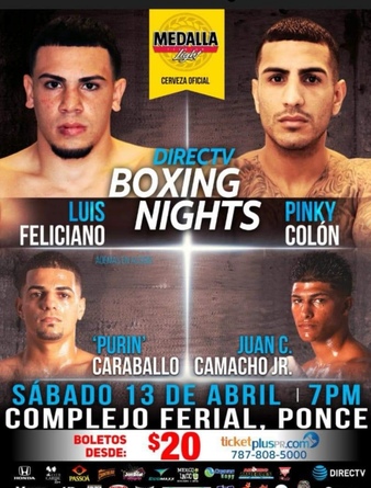 Jeffrey Flaz vs. Anthony Concepcion, Feliciano vs. Sostre | Boxing Bout ...