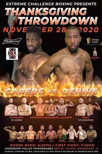 Thanksgiving Showdown: Young vs. Dennis | Boxing & Kickboxing Event ...