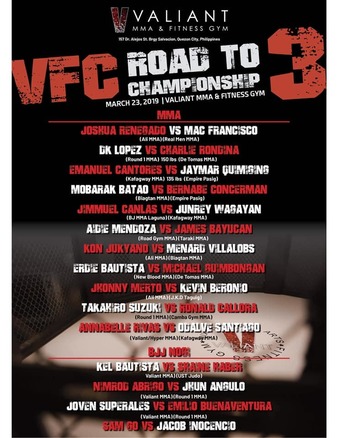 Valiant FC: Road to Championships 3 | Event | Tapology