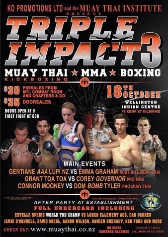 Corey Governor vs. Grant Toa Toa, Triple Impact 3 | MMA Bout | Tapology