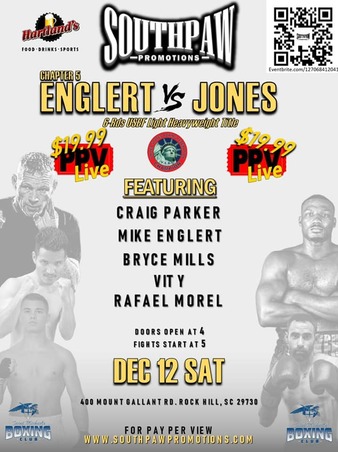 Michael Englert vs. Rashad Jones, Englert vs. Jones | Boxing Bout ...