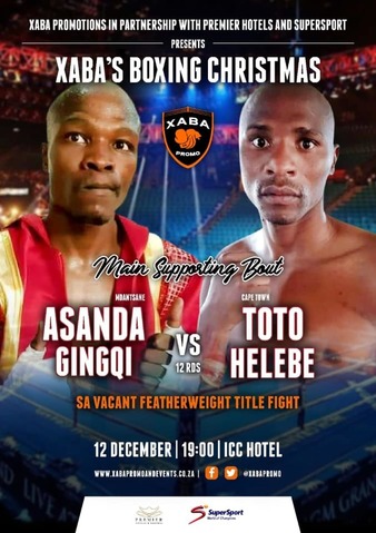 Asanda Gingqi vs. Toto Helebe, Gingqi vs. Helebe (Cancelled) | Boxing ...