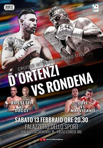 Ivan Bria vs. Alfonso Damiani, D'Ortenzi vs. Rondena | Boxing Bout | Tapology