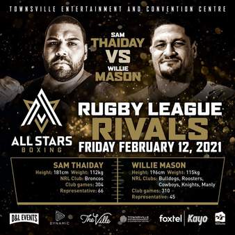Rugby League Rivals | Boxing Event | Tapology