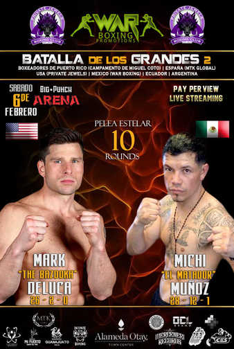 Rohan Polanco vs. Ricardo Diaz Nunez, Batalla Dos Grandes 2 | Boxing ...