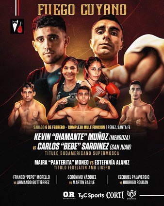 Munoz vs. Sardinez | Boxing Event | Tapology
