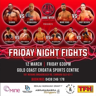 Faiga Opelu vs. Uria Afamasaga, Friday Night Fights | Boxing Bout ...