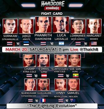 Numtessakij Xtra-Cole vs. Tha Utae, Muay Hardcore | Muay Thai Bout ...