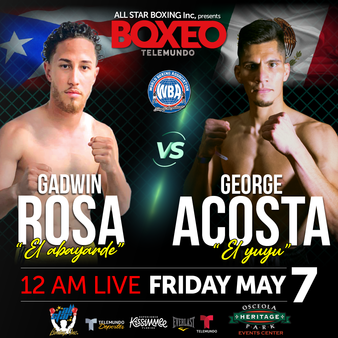 Gadwin Rosa vs. George Acosta, Rosa vs. Acosta | Boxing Bout | Tapology